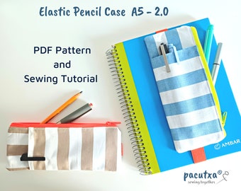 Elastic Pencil Pouch Pattern - Etsy