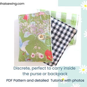 Tampon Holder Pattern, Tampon Pouch, Tampon Storage Case, Women Hygiene ...