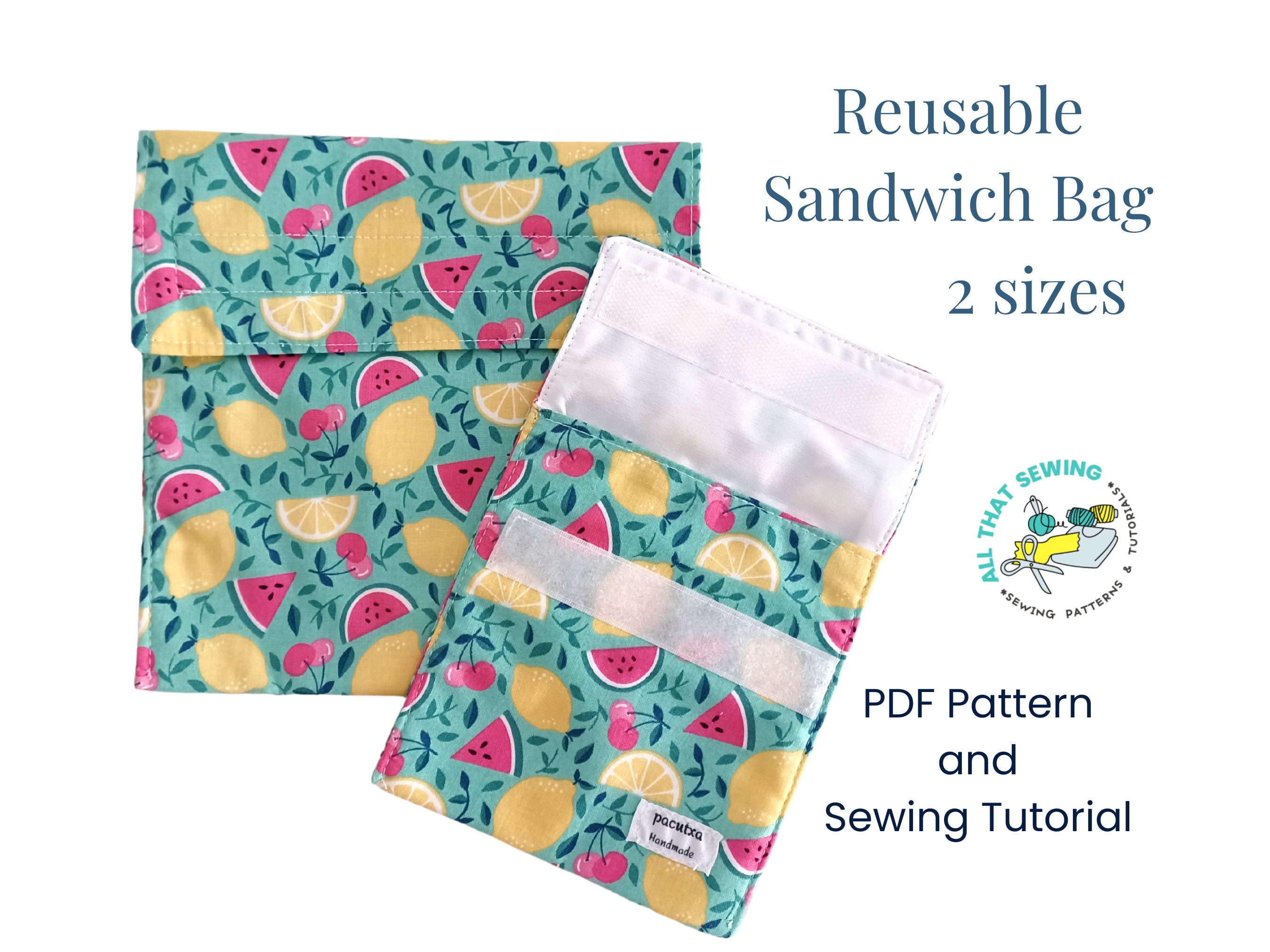 Reusable Snack Bag Sewing Pattern