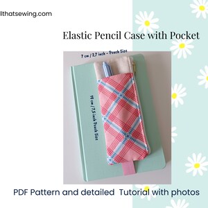 Elastic Pencil Case, Pen Sleeve Pattern, Planner Pouch, Elastic Pen ...