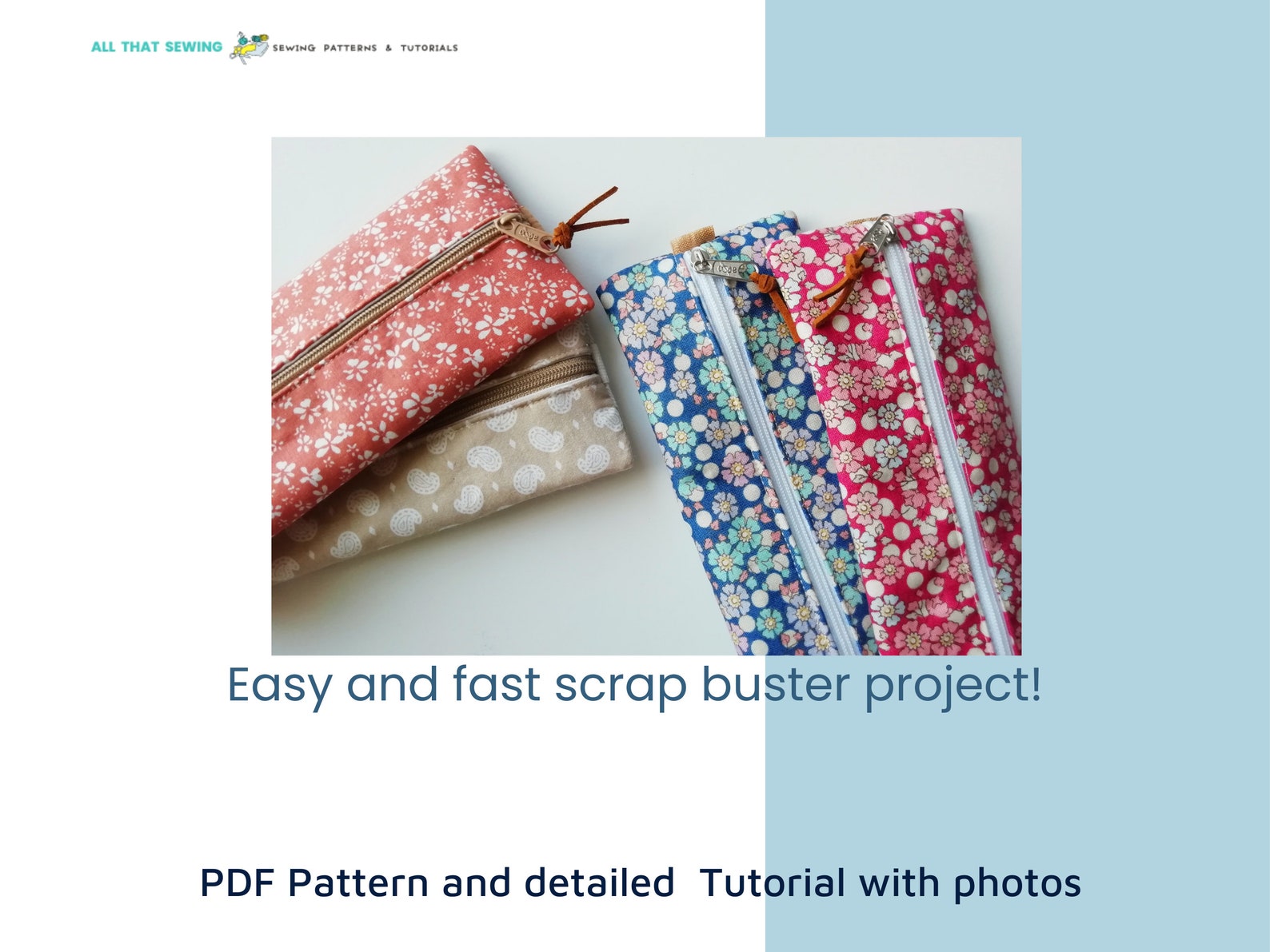 Pen Sleeve Pattern, Journal Pen Pouch, Pencil Sleeve Pattern, Elastic ...