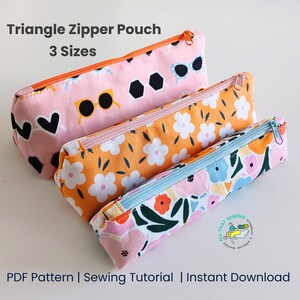 Pencil Case Pattern, Pencil Pouch, Zipper Pouch Pattern, Pencil Case ...