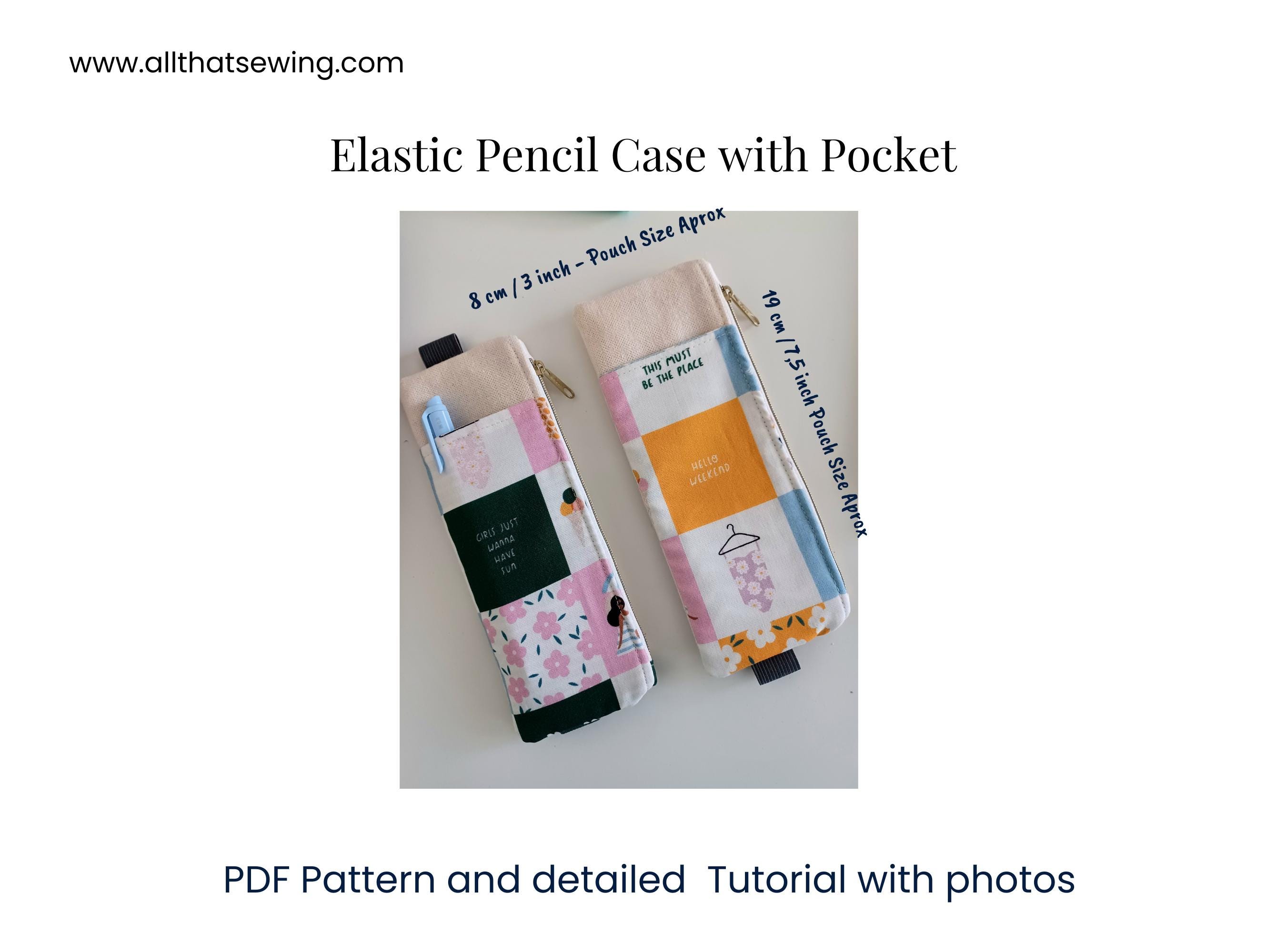 PDF Sewing Pattern Bundle, Notebook Elastic Pencil Case, Agenda Pen ...