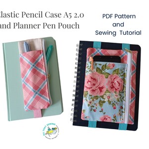 Planner Pouch Pattern Elastic Pencil Case Journal Pen Pouch - Etsy