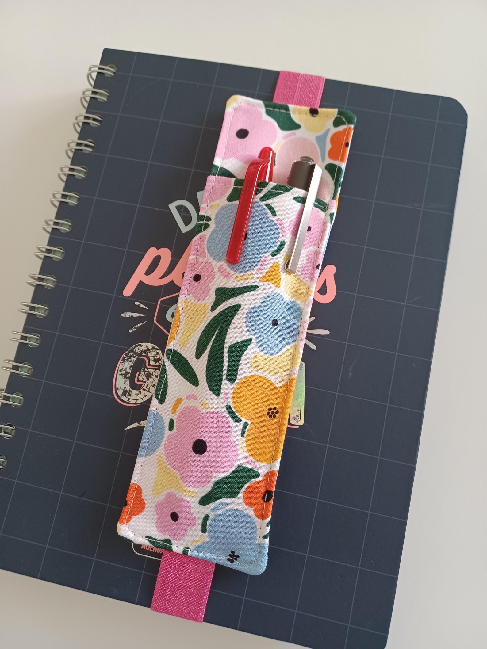Journal Pen Holder Pattern, DIY Pen Holder for Notebook, Elastic ...