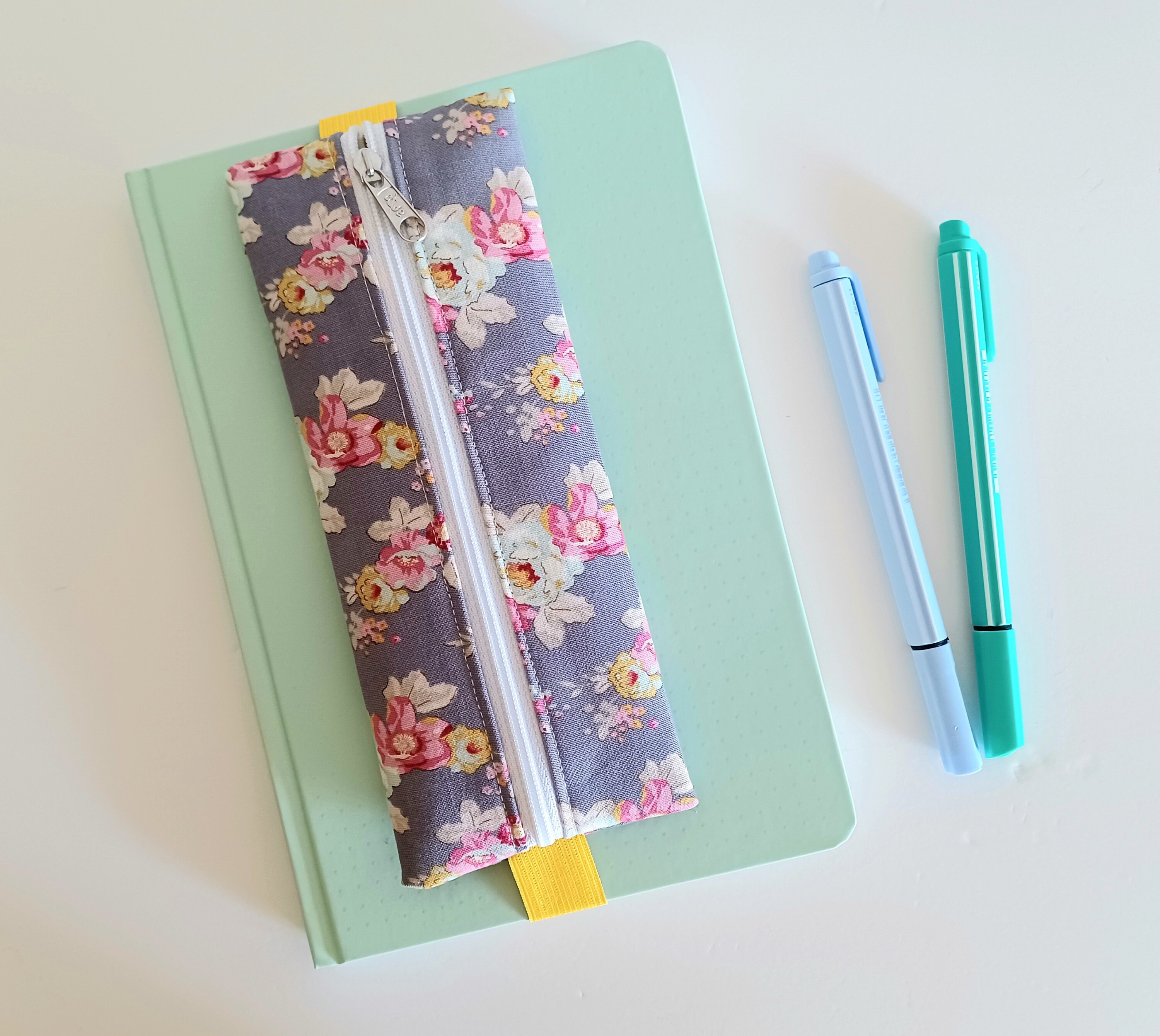 Pen Sleeve Pattern, Journal Pen Pouch, Pencil Sleeve Pattern, Elastic ...