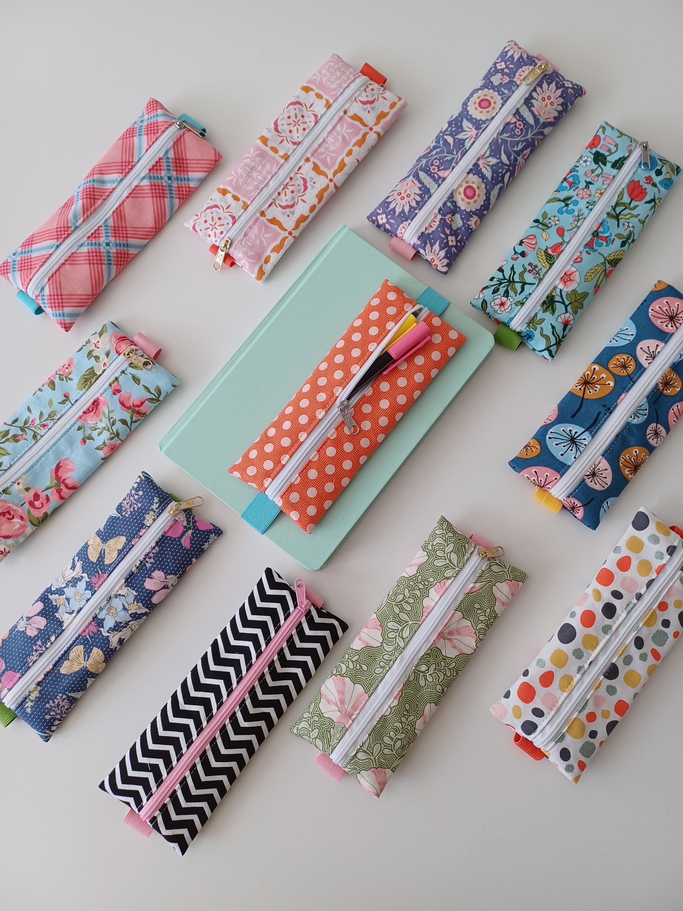 Elastic Pencil Case, Pencil Case Pattern, Planner Pen Pouch, Pencil ...