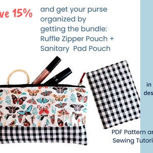 Tampon Holder Pattern, Tampon Pouch, Tampon Storage Case, Women Hygiene ...