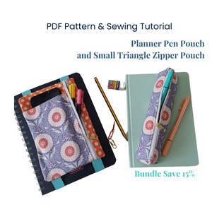 Planner Pouch Pattern Elastic Pencil Case Journal Pen Pouch - Etsy