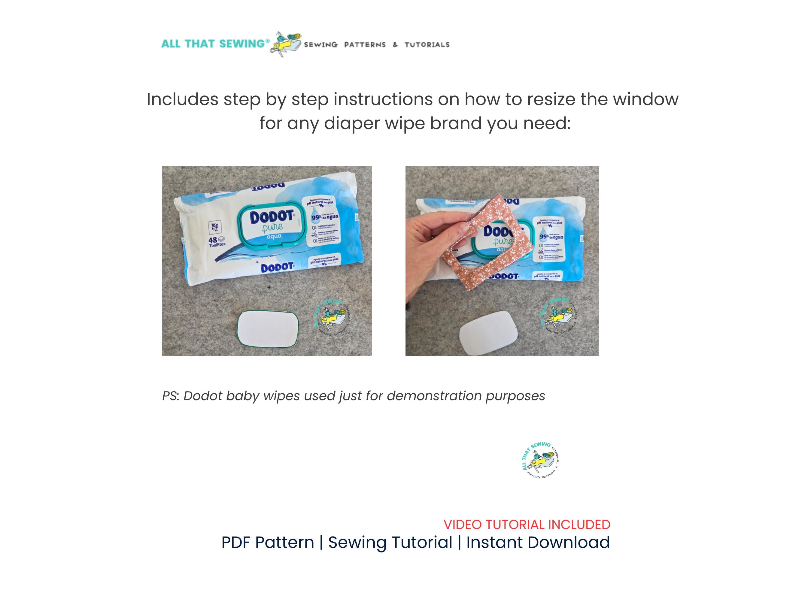 Diaper and Wipe Bag Sewing Pattern, Baby Diaper Pouch Pattern - Etsy
