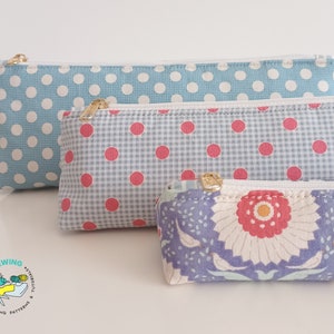 Pencil Cases Sewing Bundle, Pencil Pouch Pattern, Elastic Pencil Case ...