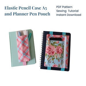 Planner Pen Case, Journal Sleeve Pattern, Elastic Pen Holder for ...
