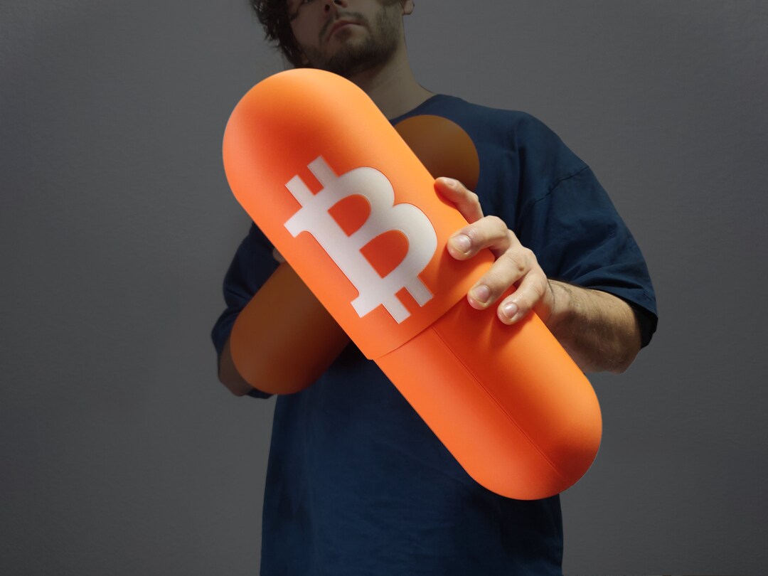 Bitcoin Pill Large/small Storage - Etsy