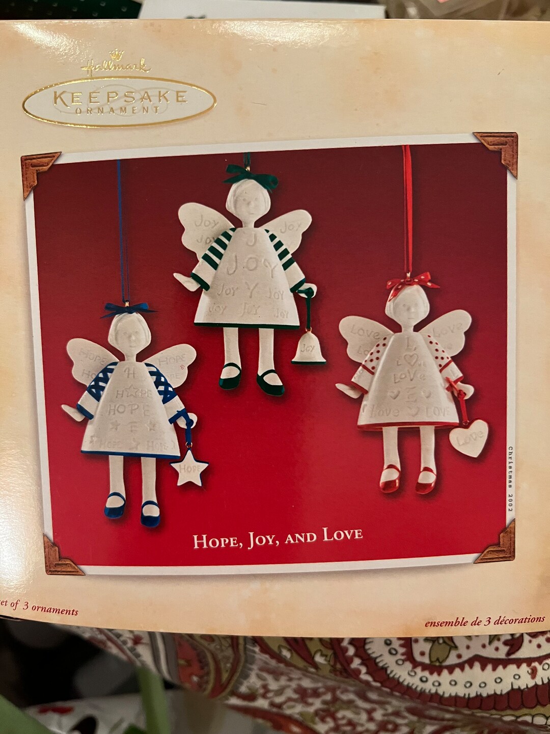 Vintage Hallmark Christmas Keepsake Ornament Hope Joy and - Etsy