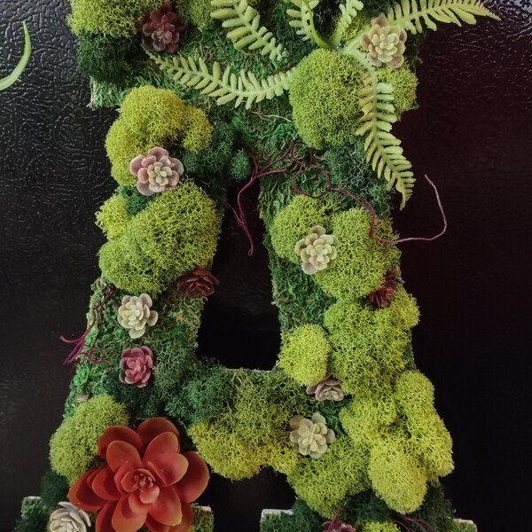 Moss Letter - Etsy