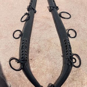 RARE Find! Fantastic 1800's Hand Crafted Steel Horse Collar, Horse ...