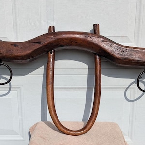 RARE Amazing Find! Antique 1800's Hand Carved All Wood Single Ox Yoke ...