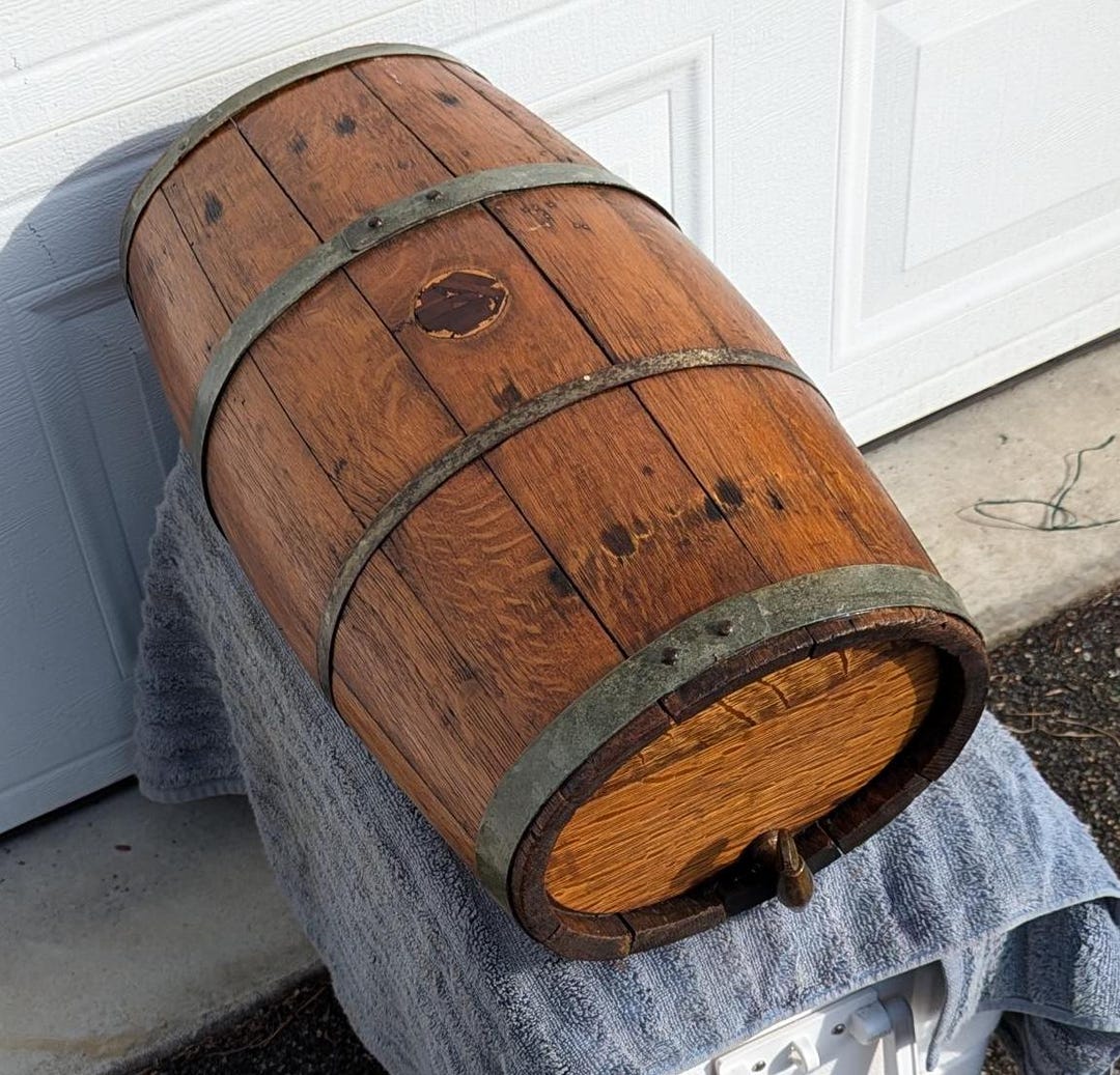 Super Rare Find! One of a Kind Man Cave Special, 1800's Hand Carved Oak ...