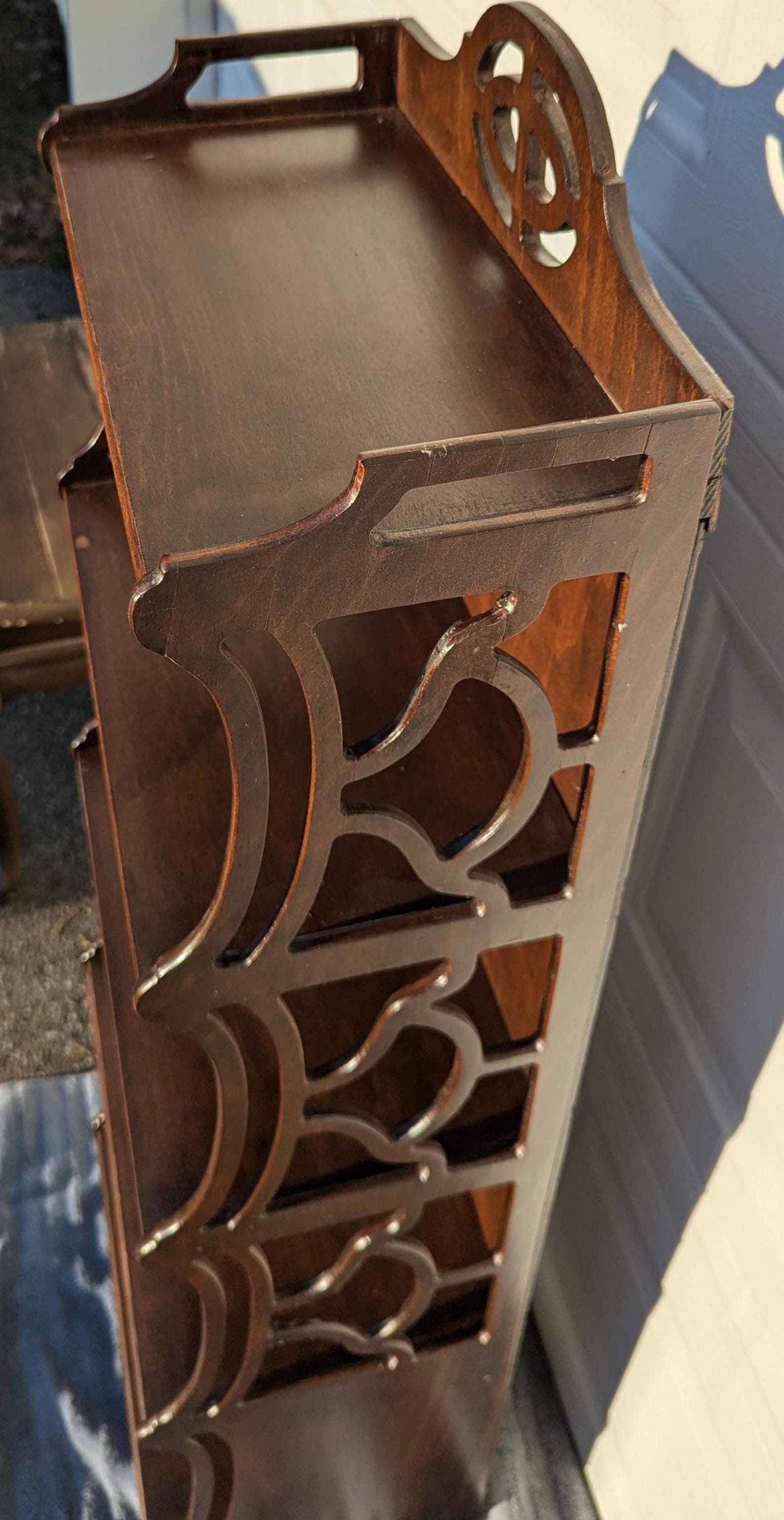 RARE Fantastic Find! Chippendale Display Shelf, Etagere, Bookshelf ...