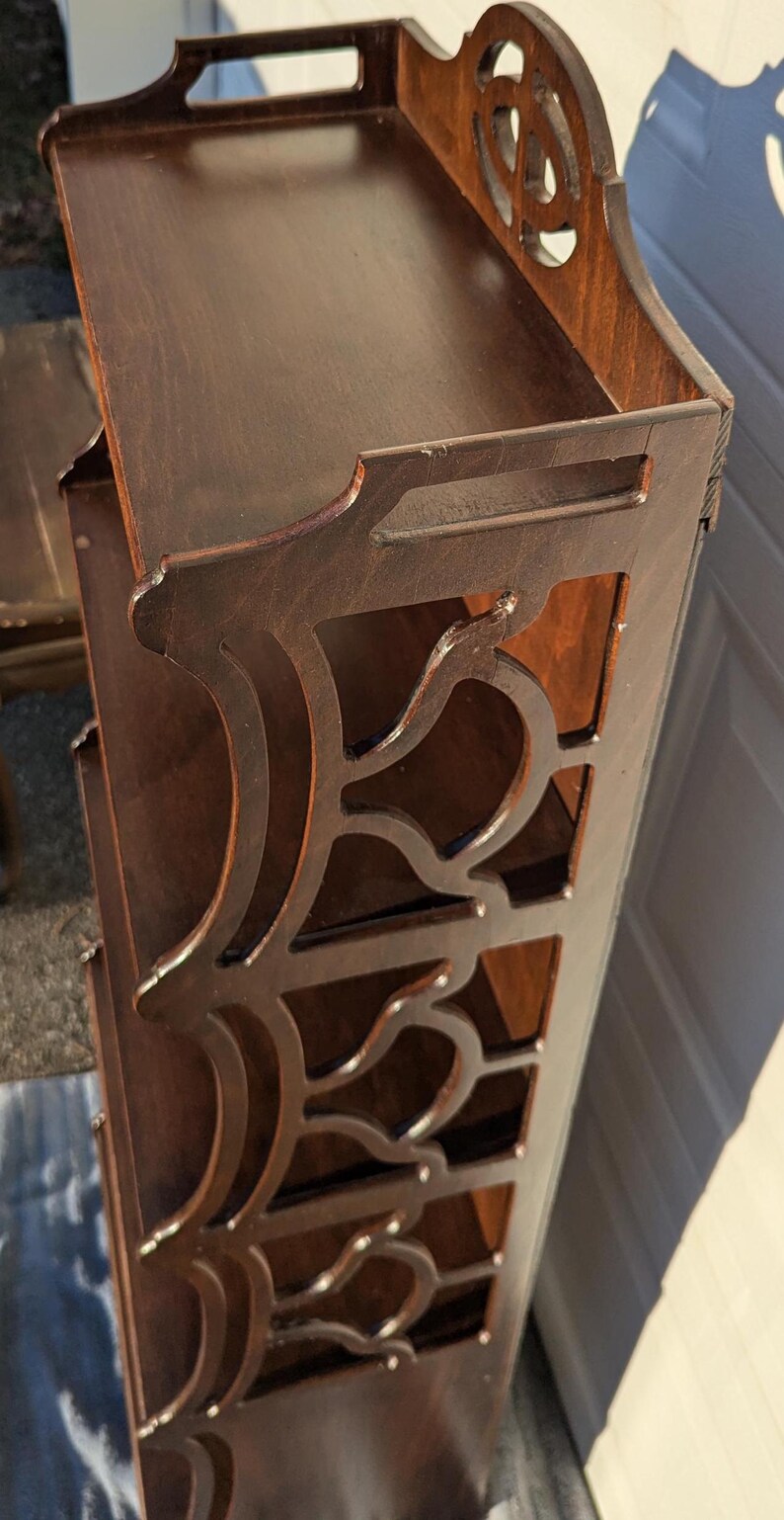 RARE Fantastic Find! Chippendale Display Shelf, Etagere, Bookshelf ...