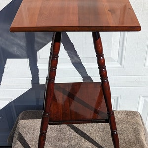 RARE Find! Wonderful Antique Hand Carved Ornate Solid Cherry Side Table ...