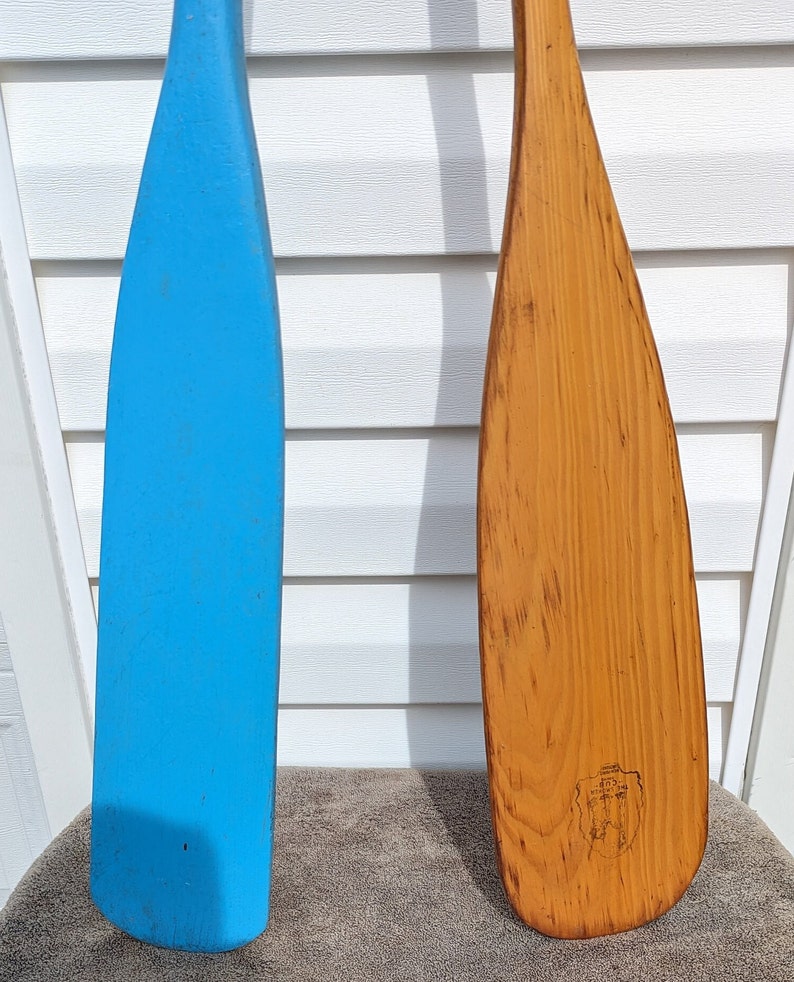 Nice Vintage Single Canoe Paddle and Boat Oar: Smoker Canoe Paddle ...