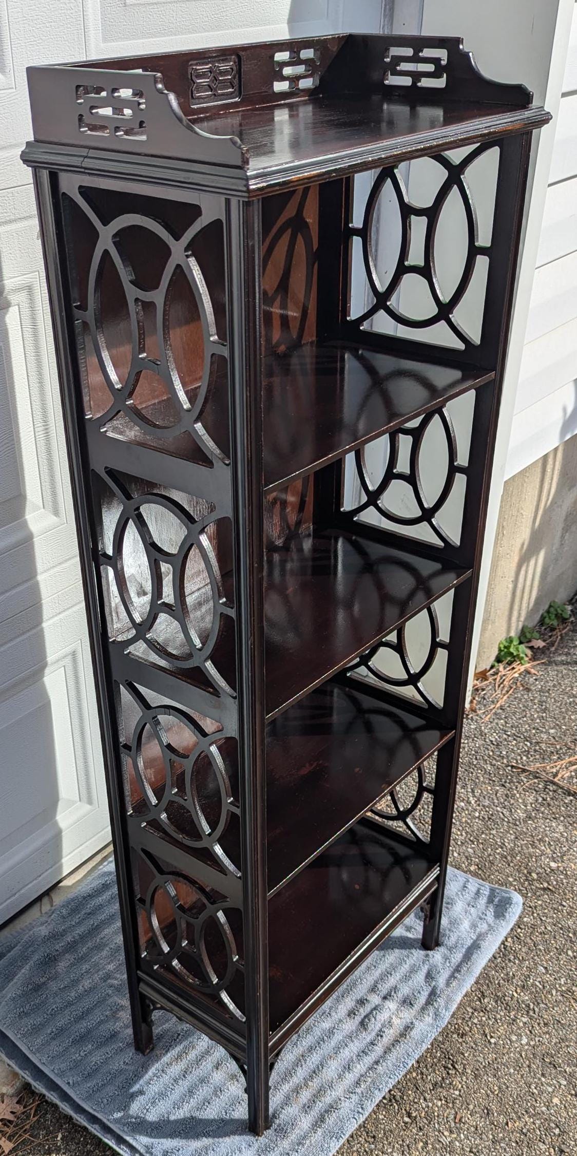 RARE Fantastic Find! Chippendale Display Shelf, Etagere, Bookshelf ...