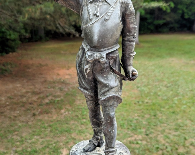 Spelter Clock Topper, Woman With Lyre, Original Finish - Etsy