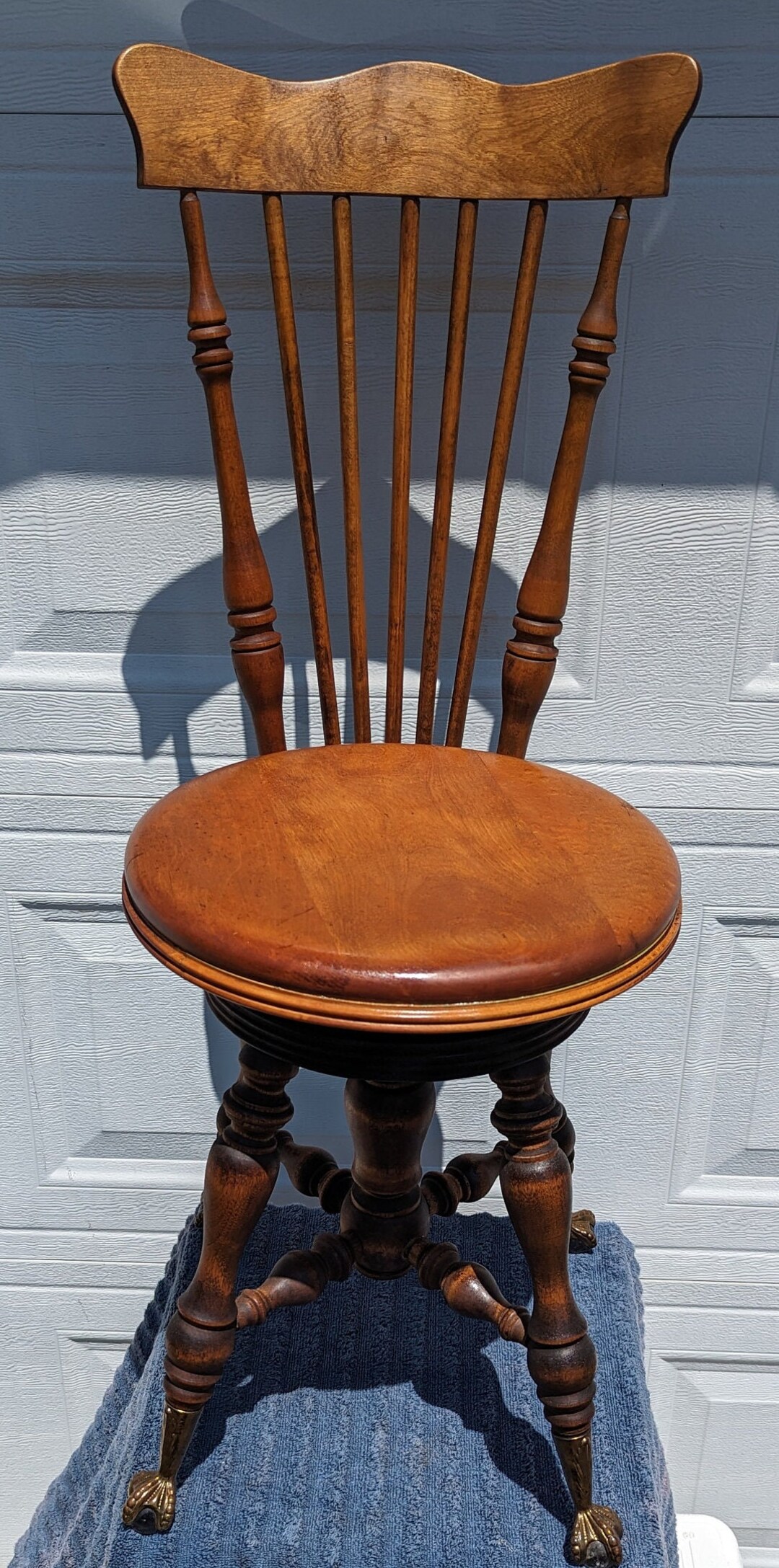 RARE Fantastic Find! Professionally Hand Carved Ornate, Hand Turned ...