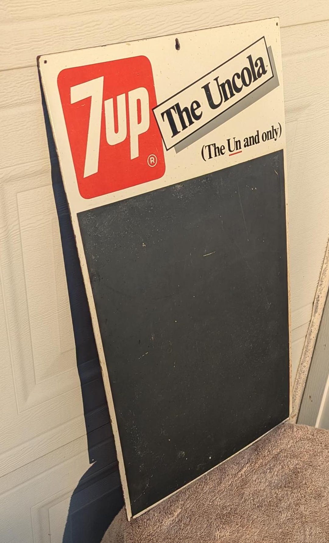 RARE! Very Uncommon 1960's 7 up the Uncola (the UN and Only) Masonite ...
