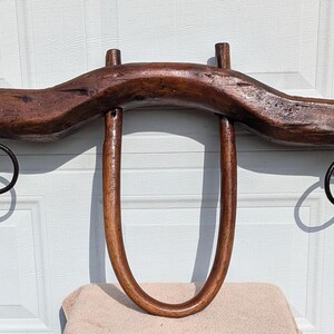 RARE Amazing Find! Antique 1800's Hand Carved All Wood Single Ox Yoke ...