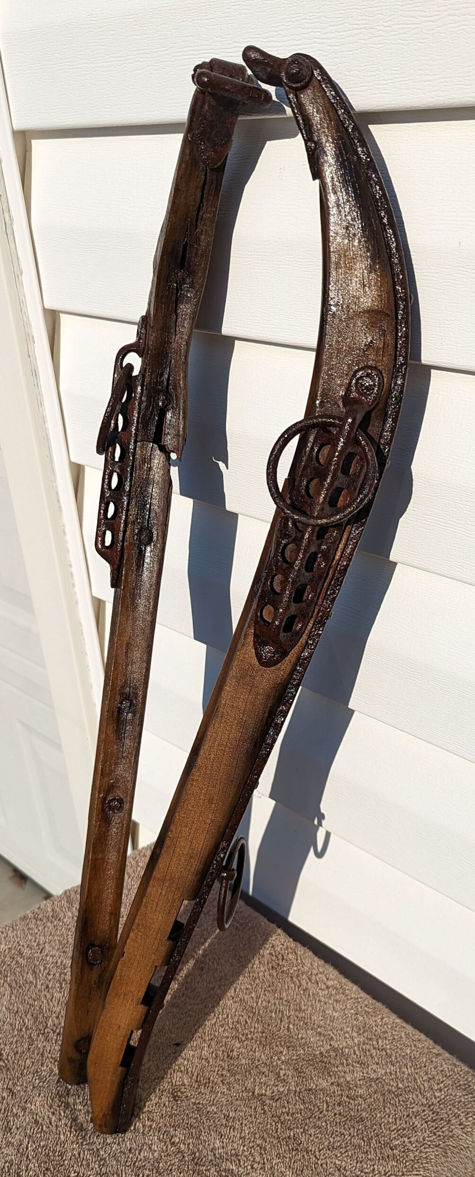 RARE Find! Fantastic 1800's Horse Collar, Horse Hames, Horse Yokes With ...