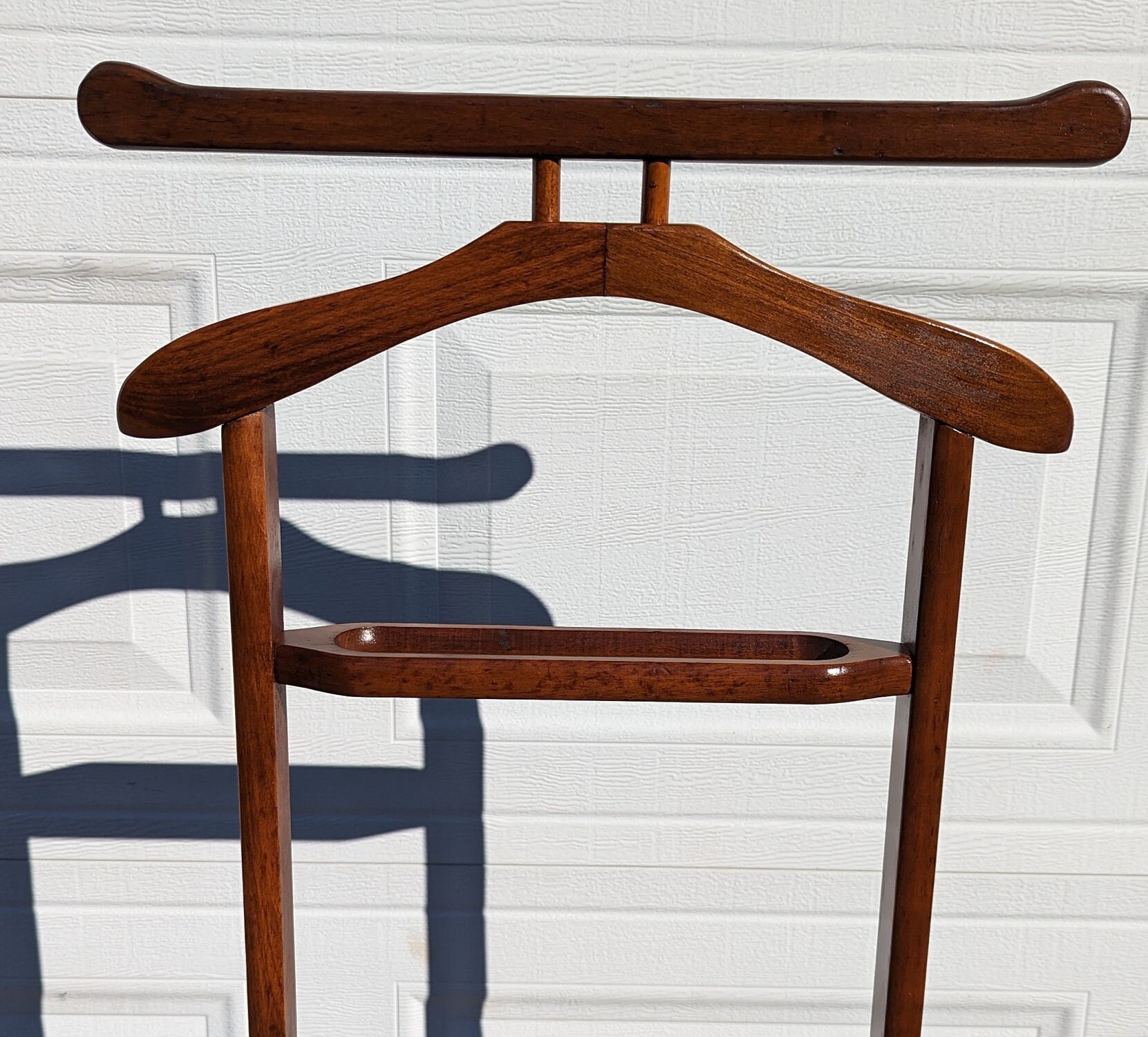 RARE Find Beautiful Mid-century Modern Handcrafted Valet, Suit Stand ...