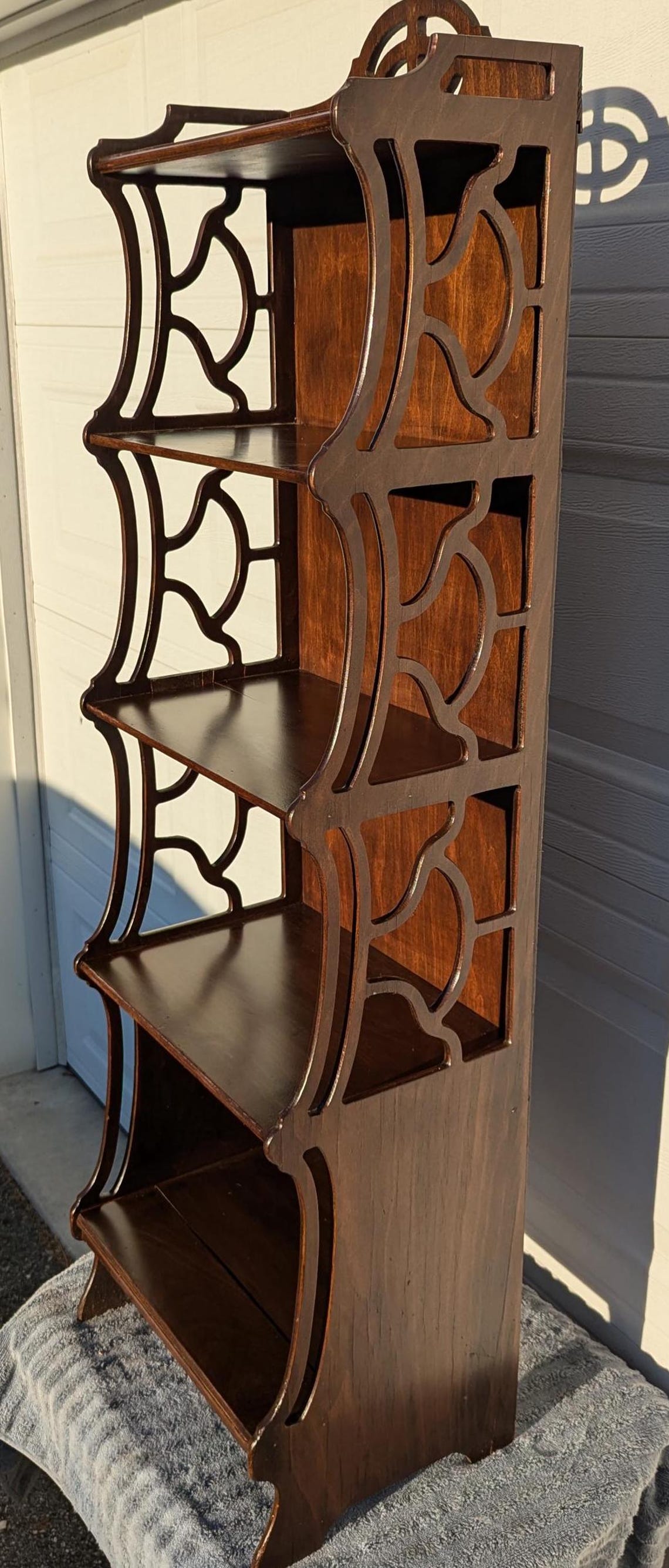 RARE Fantastic Find! Chippendale Display Shelf, Etagere, Bookshelf ...