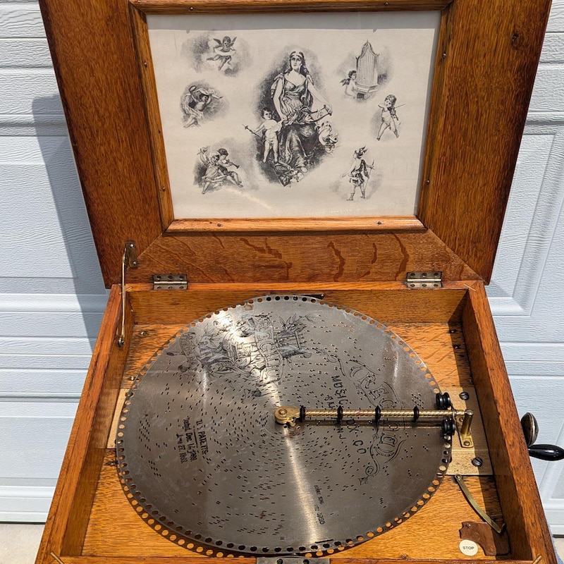 Antique Music Box - Etsy