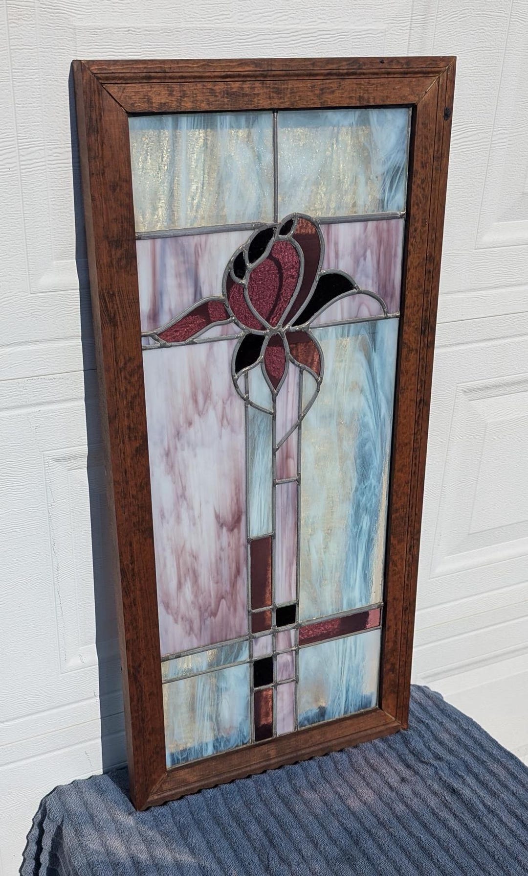 Museum Find! Gorgeous 1900's Stained Slag Leaded Glass Windows ...