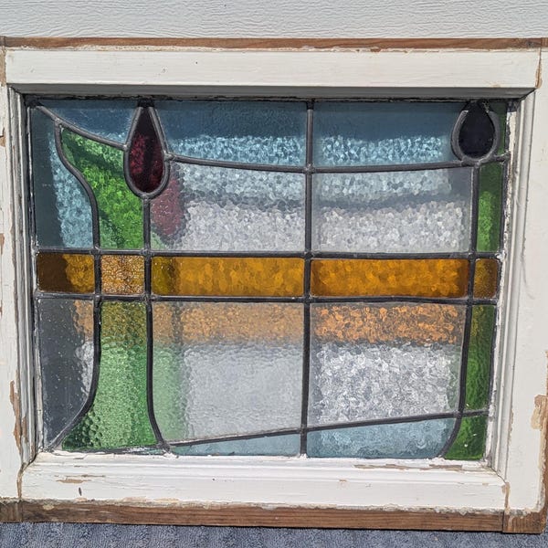 Leaded Glass Window - Etsy