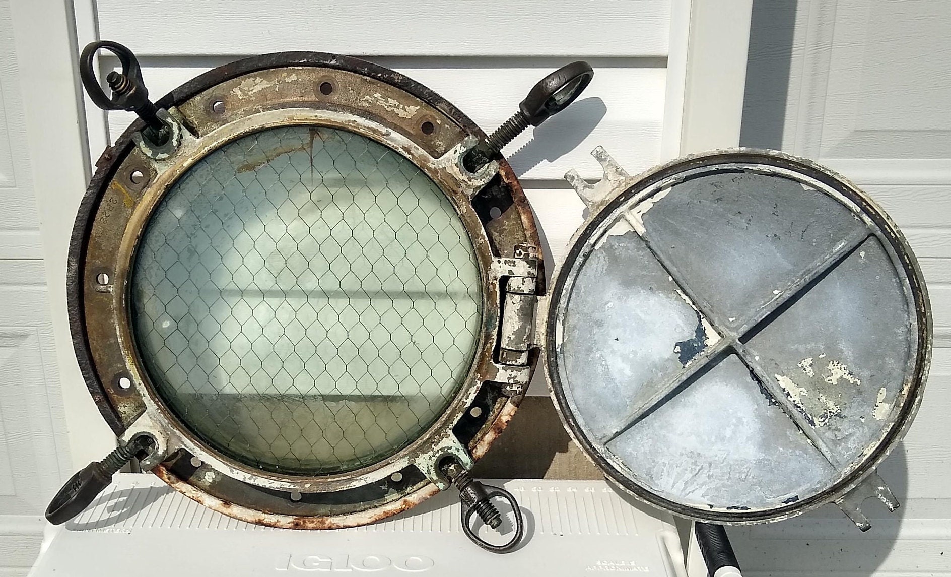 Extremely Rare Fantastic One of a Kind 20 Antique Solid Brass Maritime ...