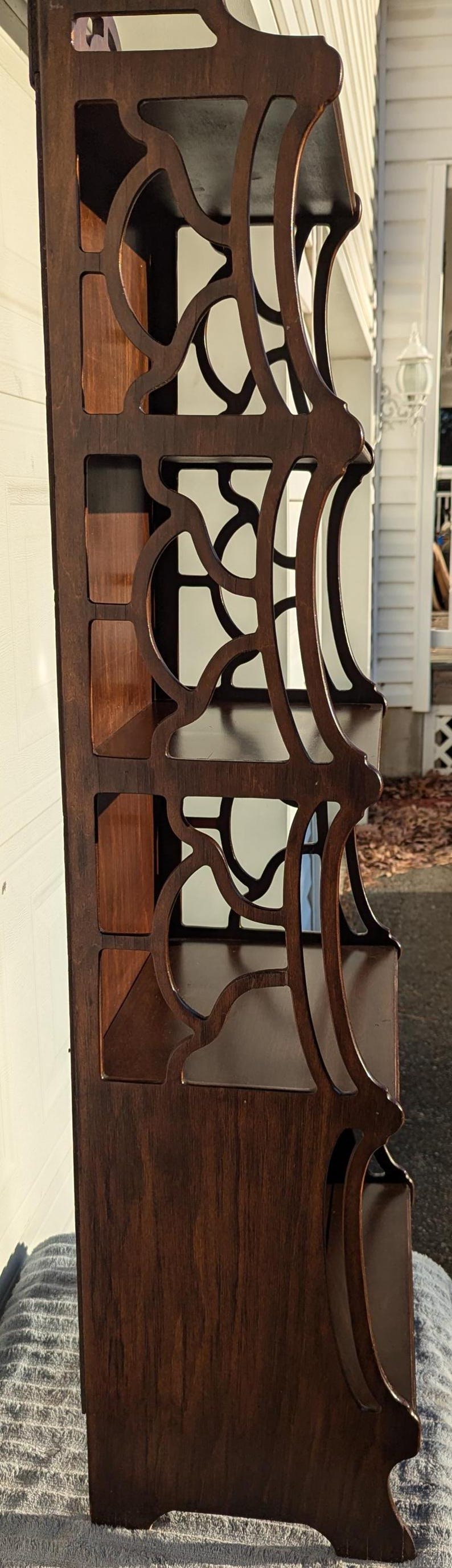 RARE Fantastic Find! Chippendale Display Shelf, Etagere, Bookshelf ...
