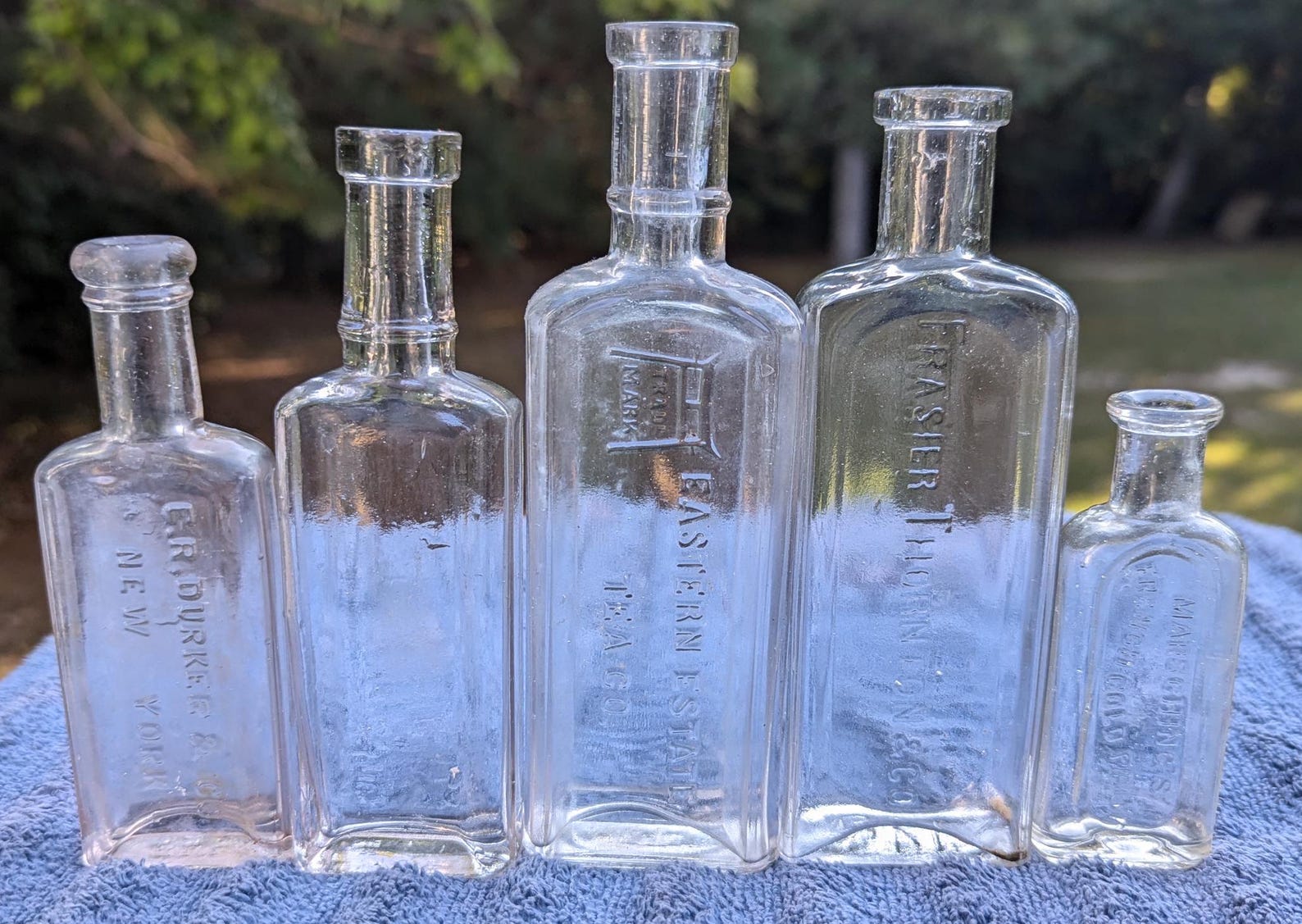RARE Find! 1800's Hand Blown Antique Tea & Extract Collection: Eastern ...