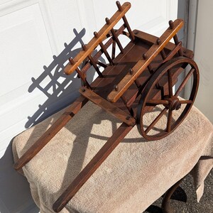 Museum Find! Fantastic RARE 1800's Hand Carved Folk Art Wooden Cart - Etsy
