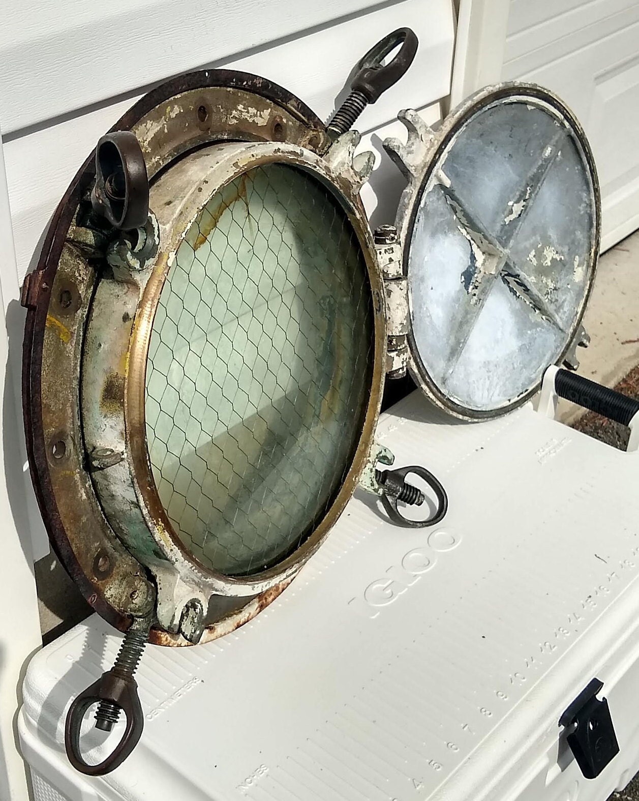 Extremely Rare Fantastic One of a Kind 20 Antique Solid Brass Maritime ...