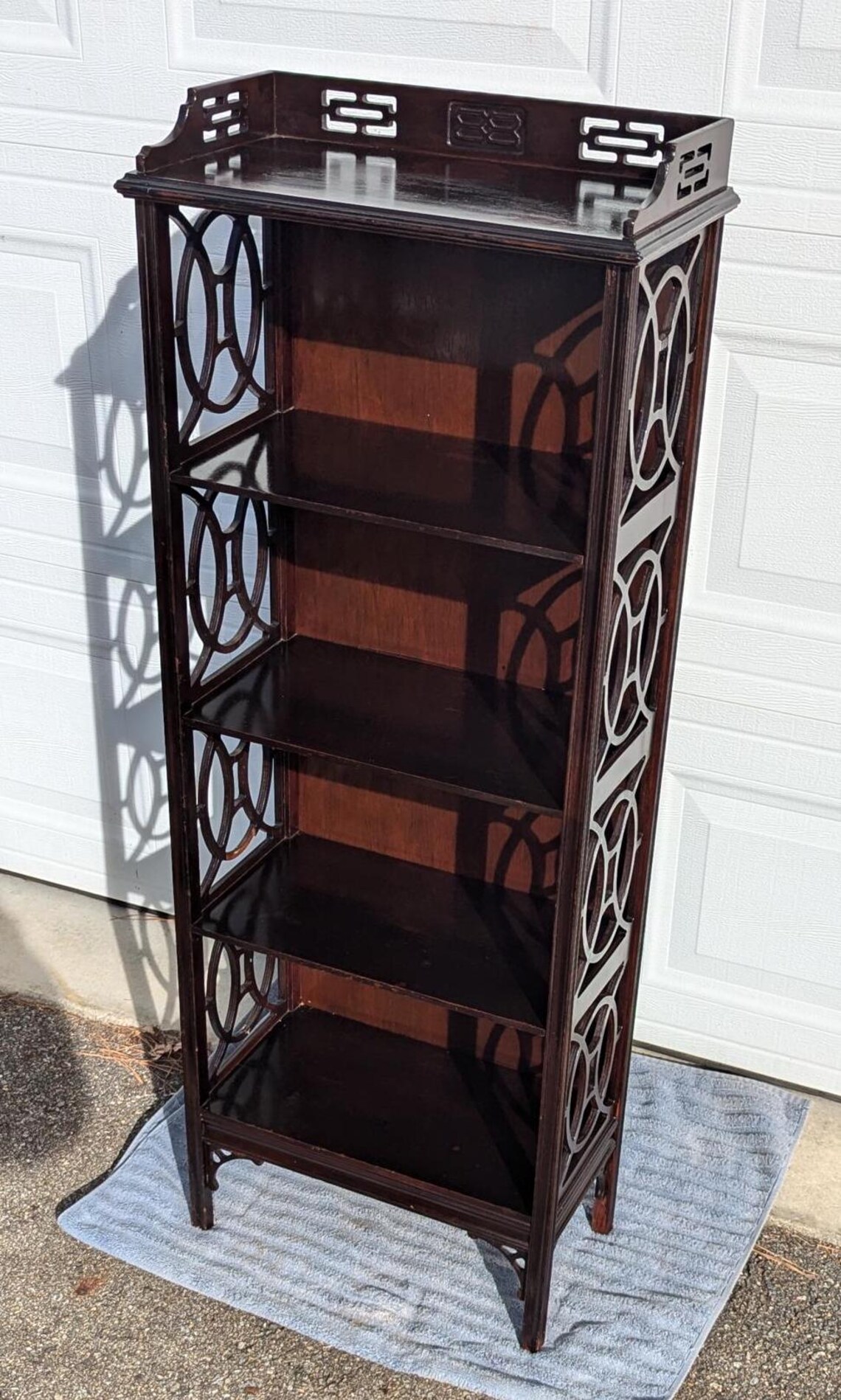 RARE Fantastic Find! Chippendale Display Shelf, Etagere, Bookshelf ...
