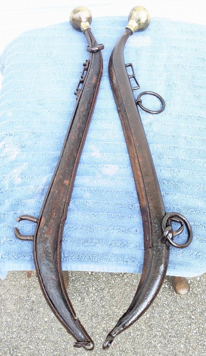 RARE Find Fantastic 1800's Horse Collar, Horse Hames, Horse Yokes With ...