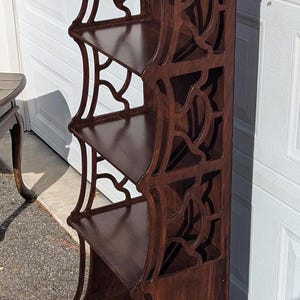 RARE Fantastic Find! Chippendale Display Shelf, Etagere, Bookshelf ...