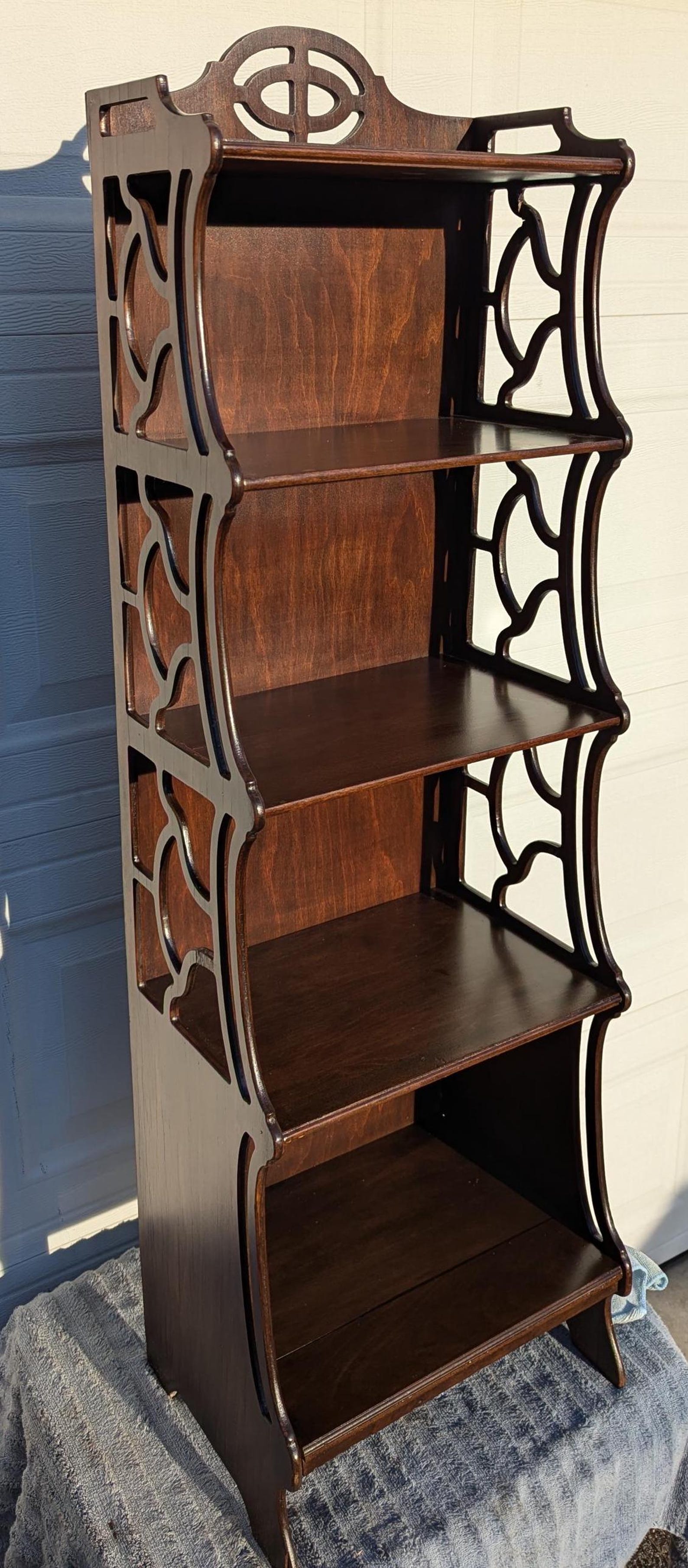 RARE Fantastic Find! Chippendale Display Shelf, Etagere, Bookshelf ...