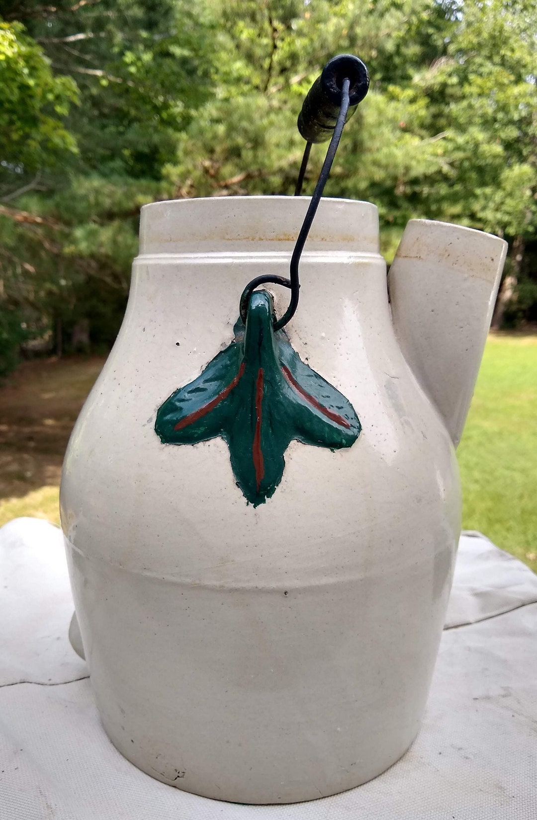 Wonderful 1800's NY Antique Stoneware Batter Jug - Etsy