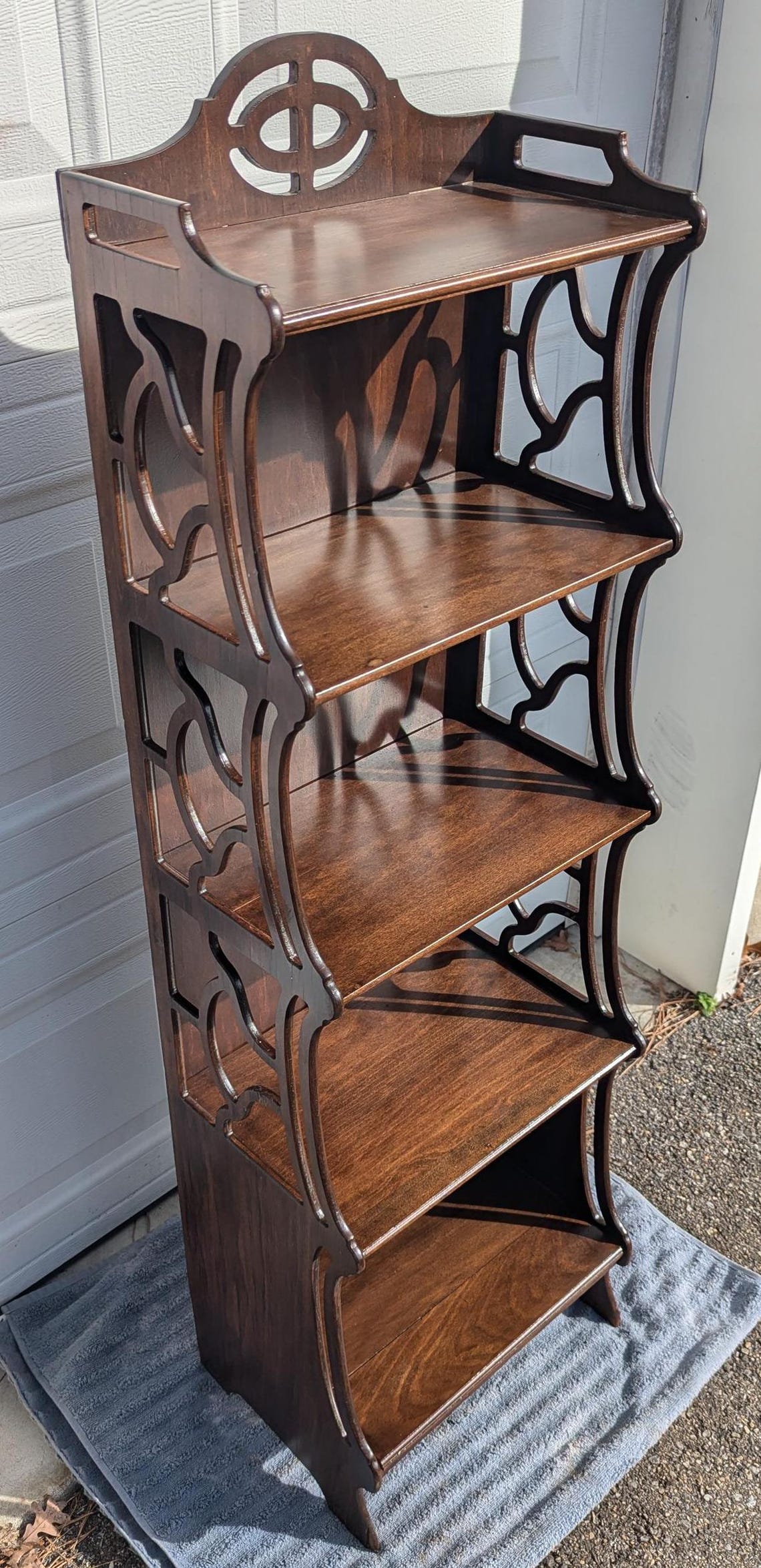 RARE Fantastic Find! Chippendale Display Shelf, Etagere, Bookshelf ...
