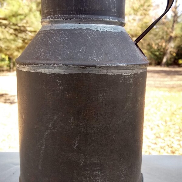 Antique Metal Milk Can - Etsy