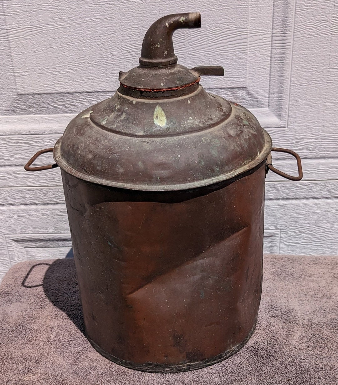 RARE Amazing One of a Kind Man Cave Piece, Copper Boiler! Antique Hand ...